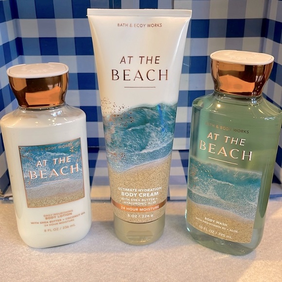 Bath & Body Works | Skincare | Bbw Saleset Of 3 At The Beach Body Cream ...